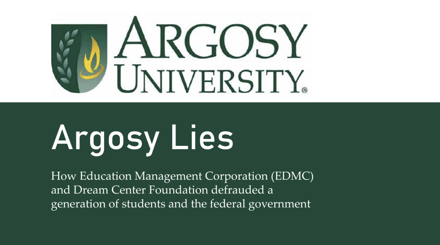 Argosy Borrowers Report - Debt Collective